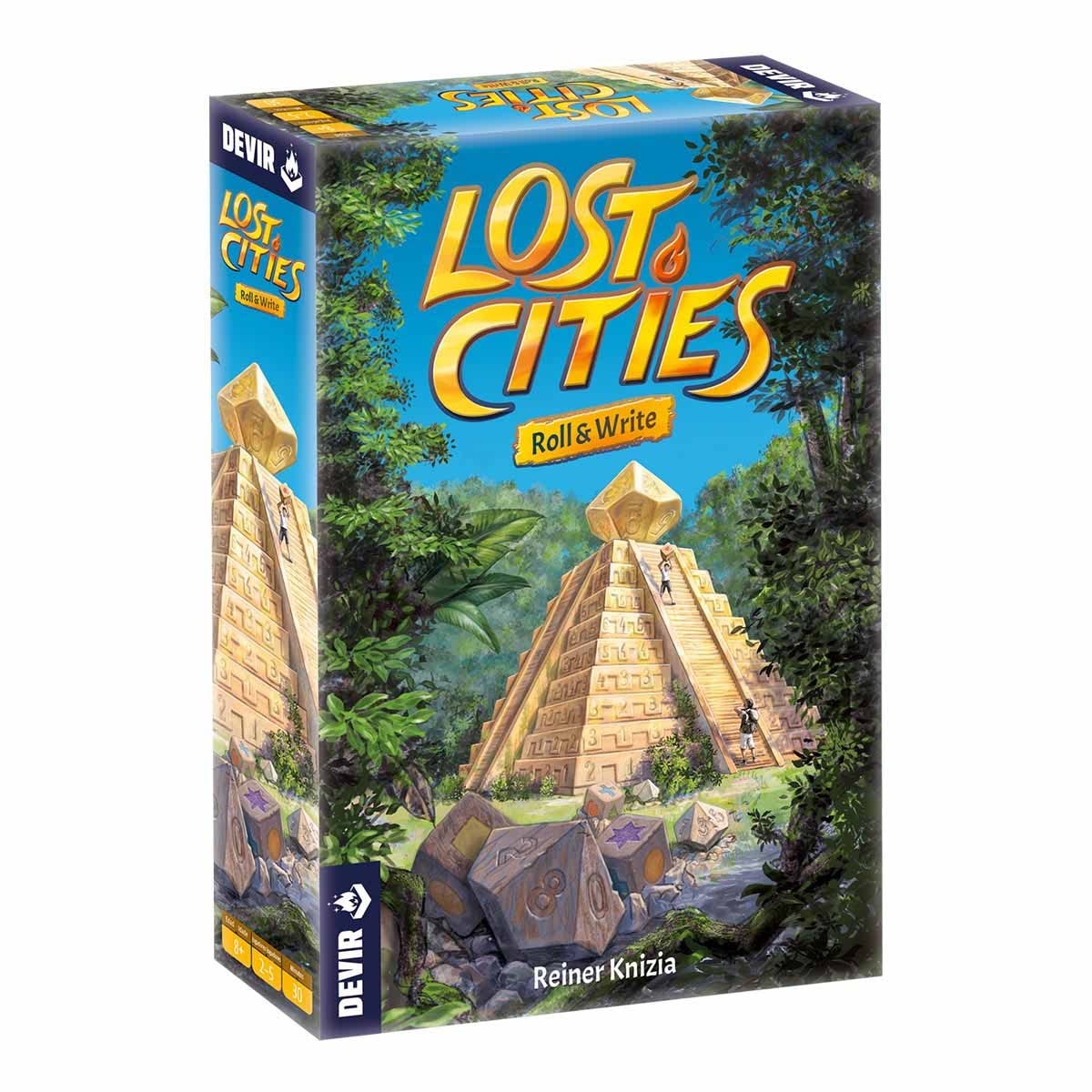 Devir Lost Cities Roll Write en Español Juego de Mesa : Amazon.com.mx ...
