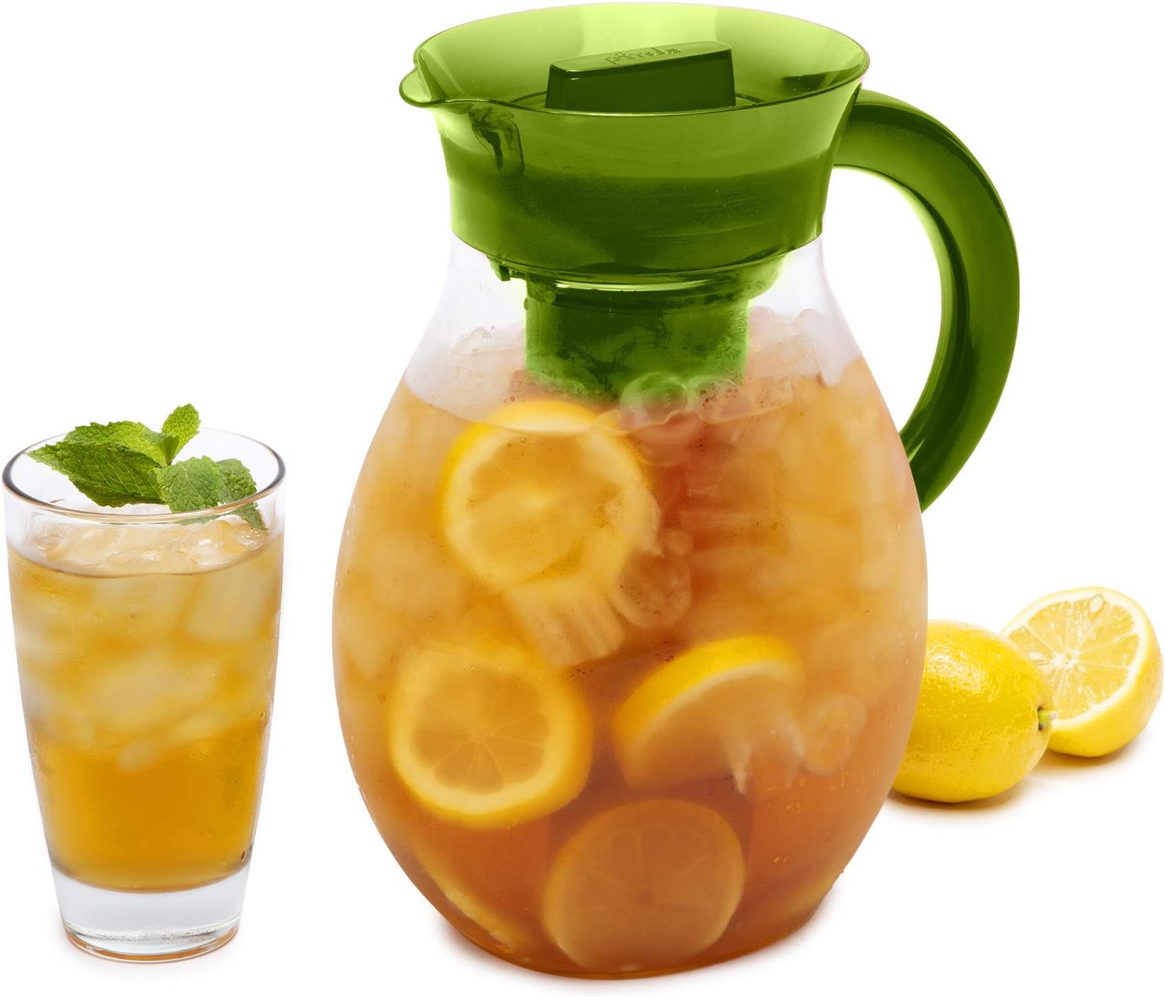 Amazon.com: AOZITA Iced Tea Maker Pitcher with Infuser and Lid - 2 ...