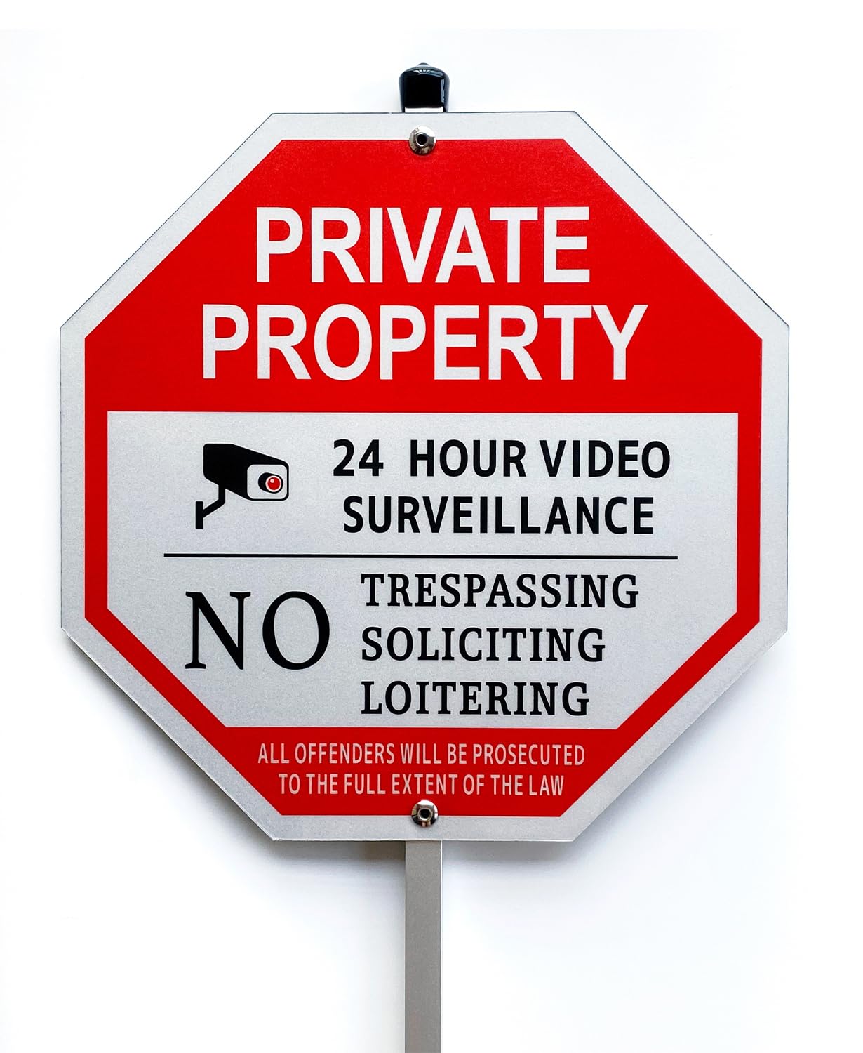 Amazon.com : Poicrm “Private Property - No Trespassing, No Soliciting ...