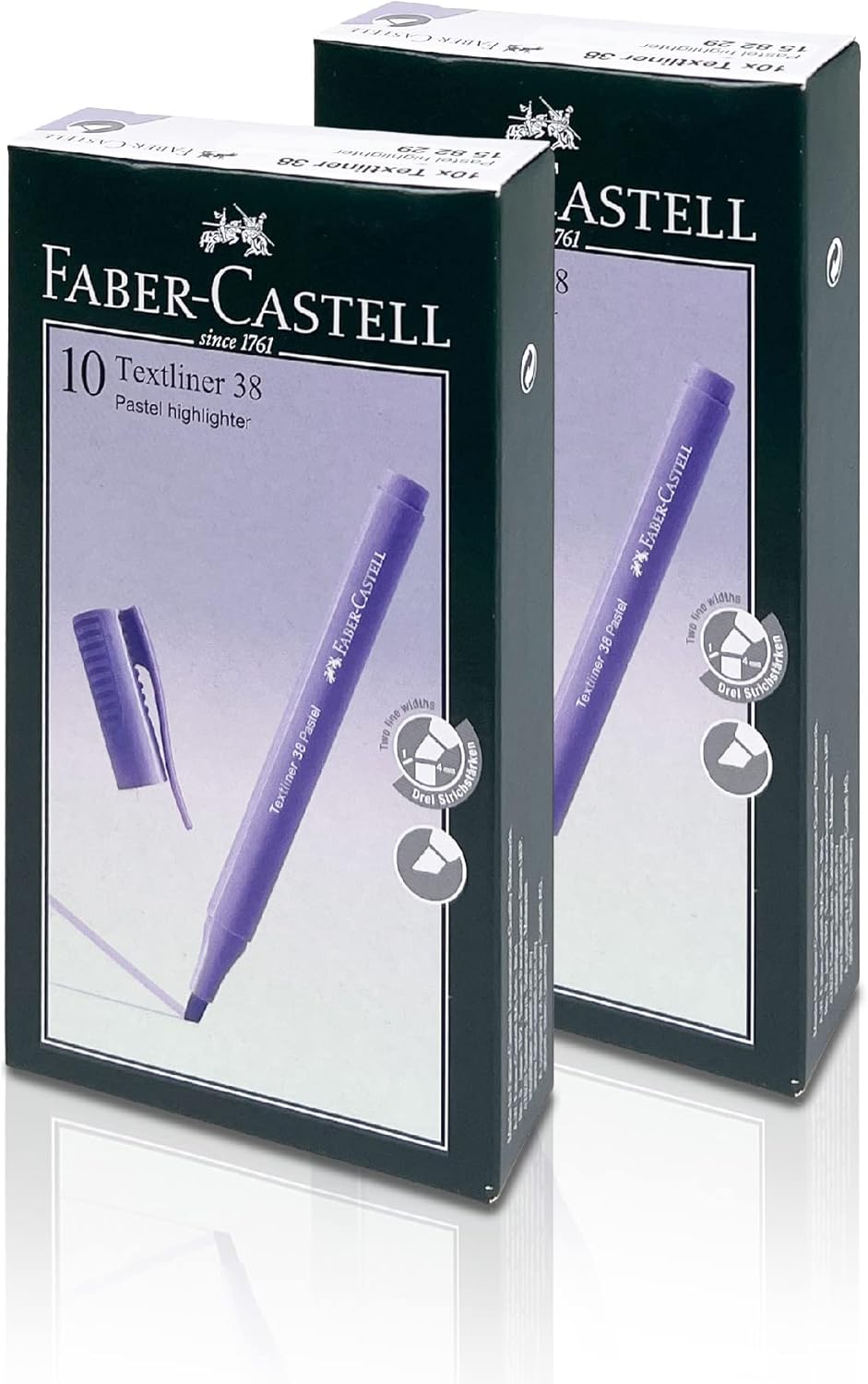Amazon.com : Faber-Castell Textliner 38 Pastel Highlighter Pen (Lilac ...