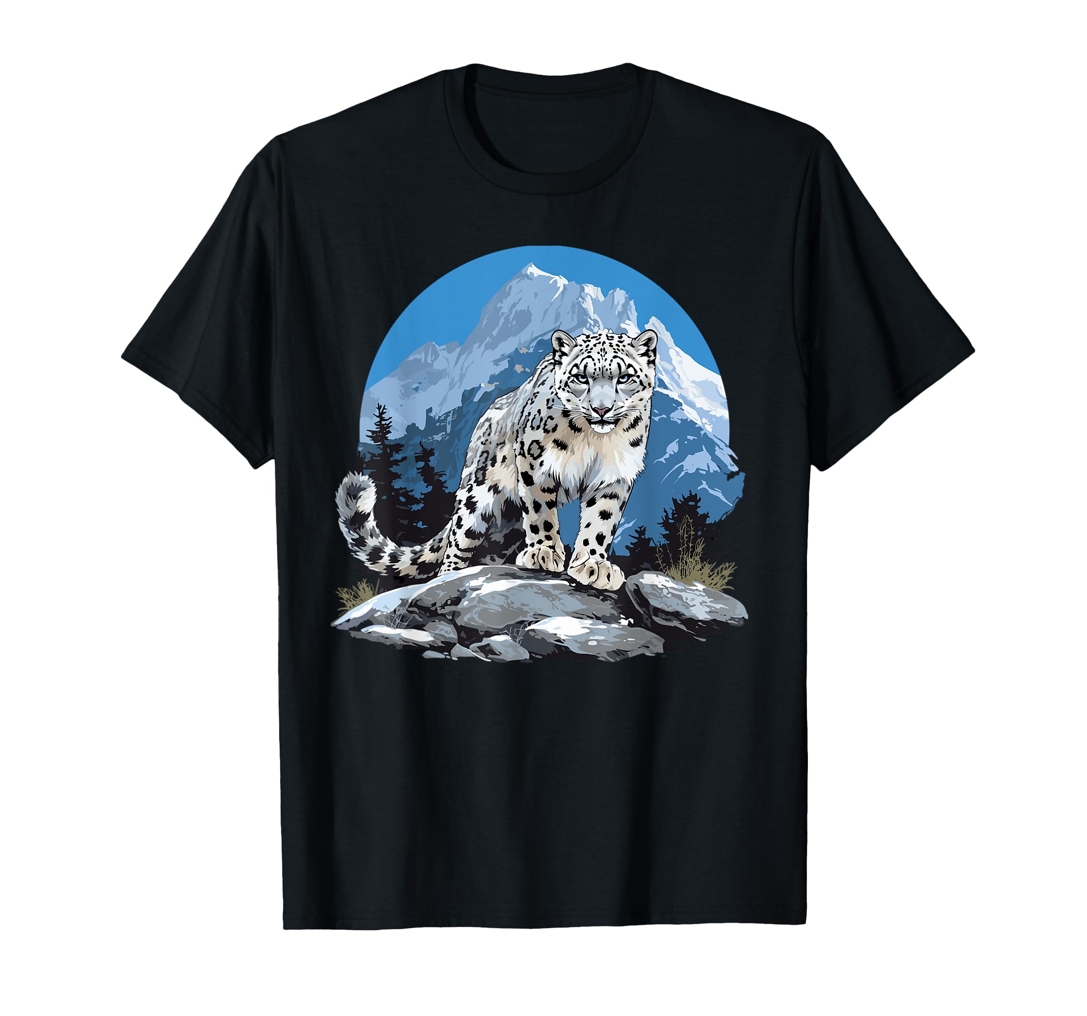Amazon.com: Snow Leopards Lovers Snow Leopard T-Shirt : Clothing, Shoes ...