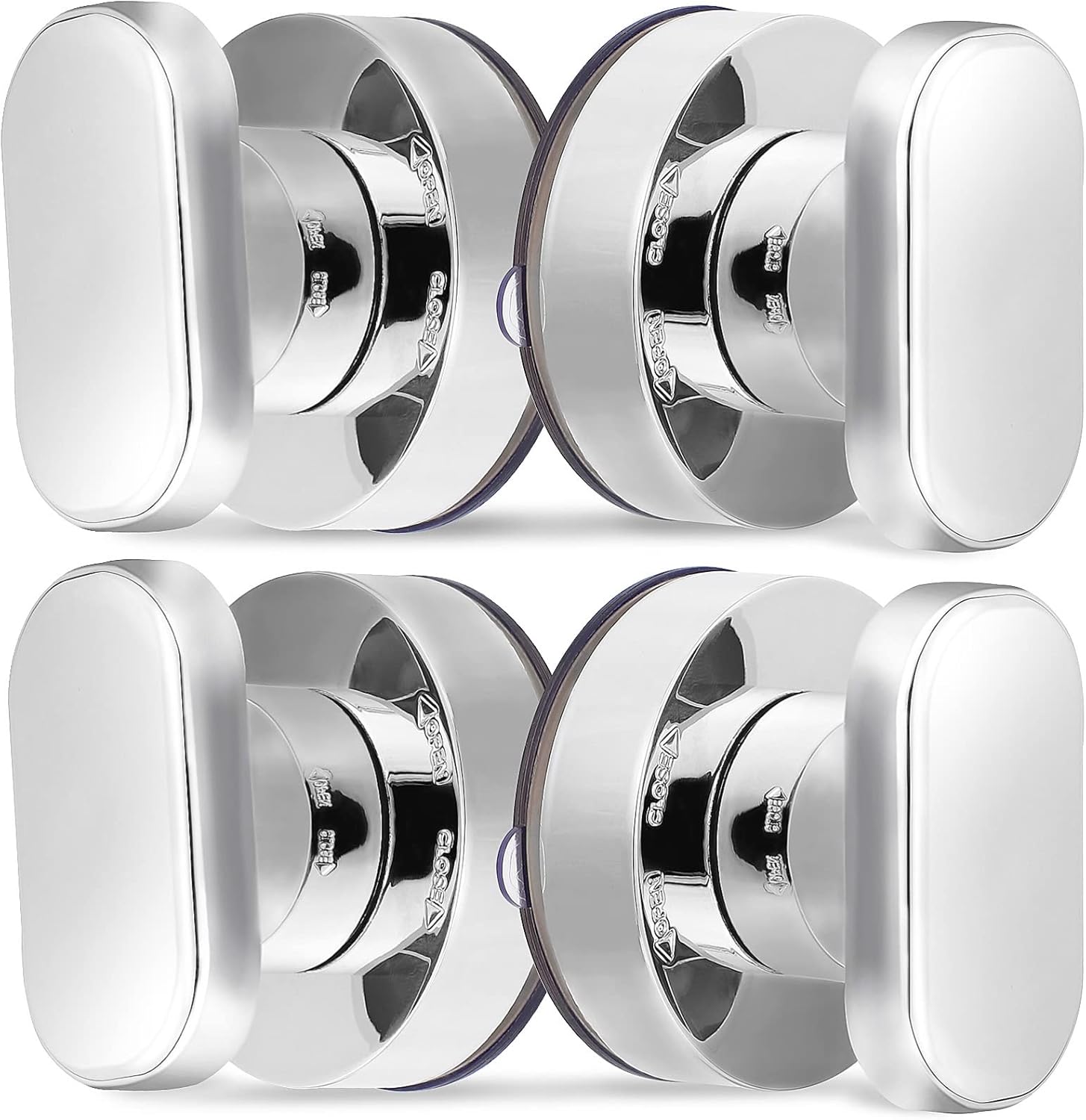 TEHAUX Suction Cup Glass Door Handle, Sliding Shower Door Handle ...