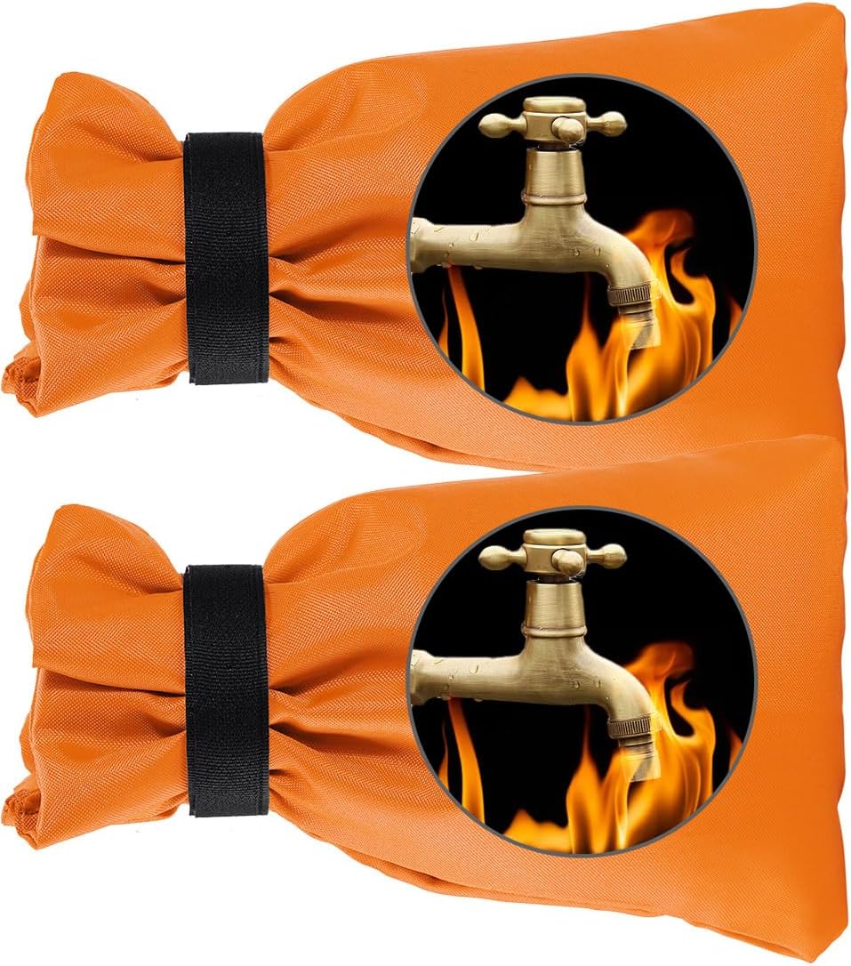 4pcs Blue Outside Tap Covers for Winter, Large Outdoor Tap Cover ...