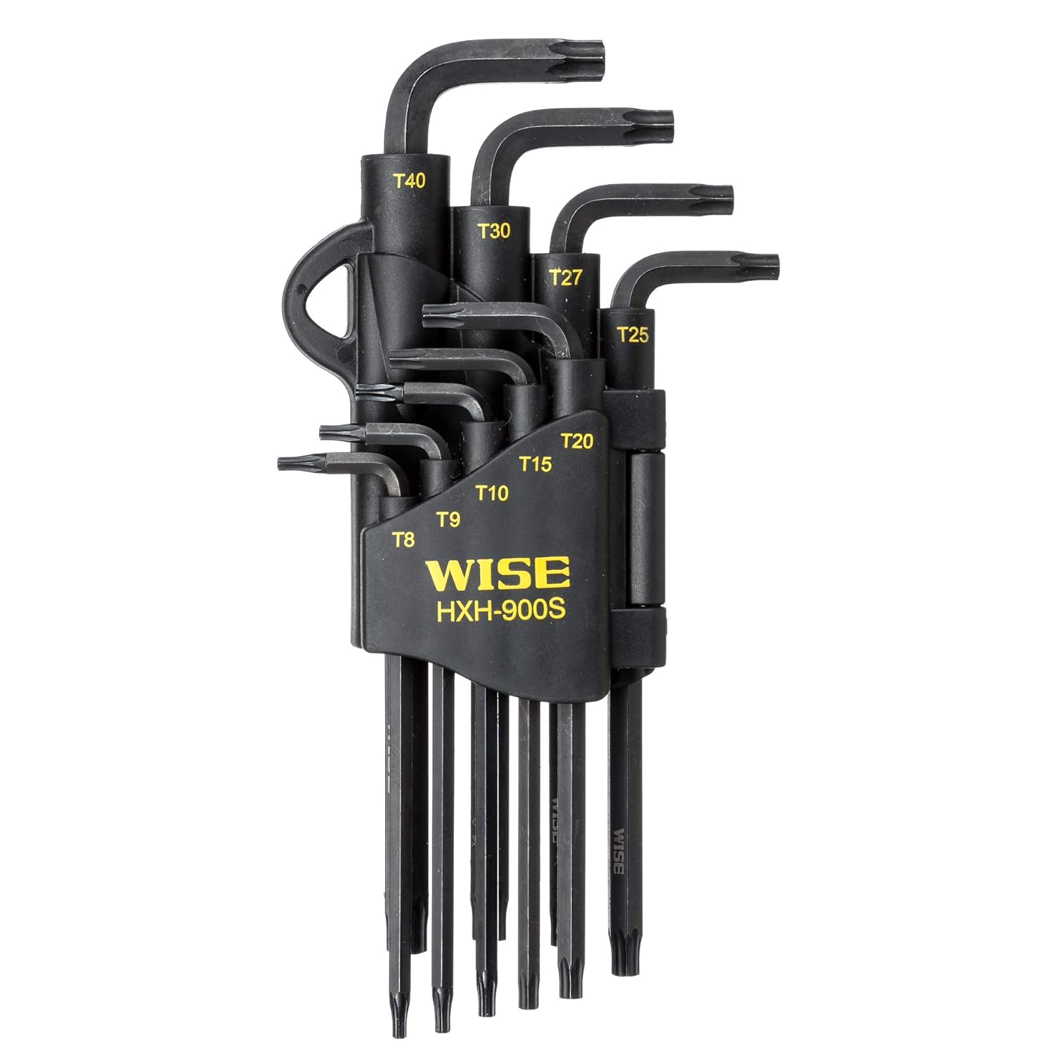 WISE TOOLS, HXH-900S, Hex Robe Wrench with Compact Holder(T8, T9, T10 ...