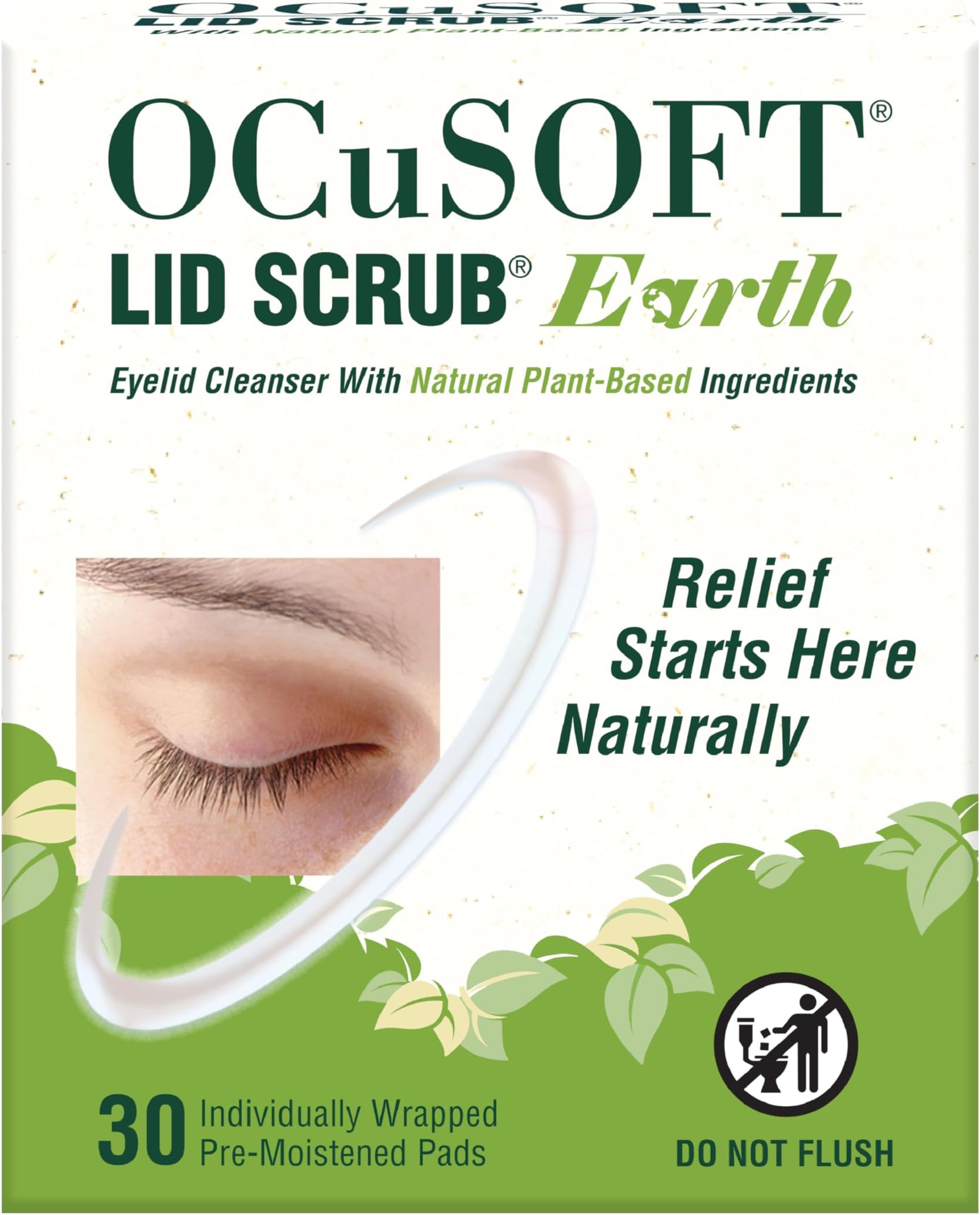Amazon.com: OCUSOFT LID SCRUB OUST CLEANSER PADS - 30/CTN : Beauty ...