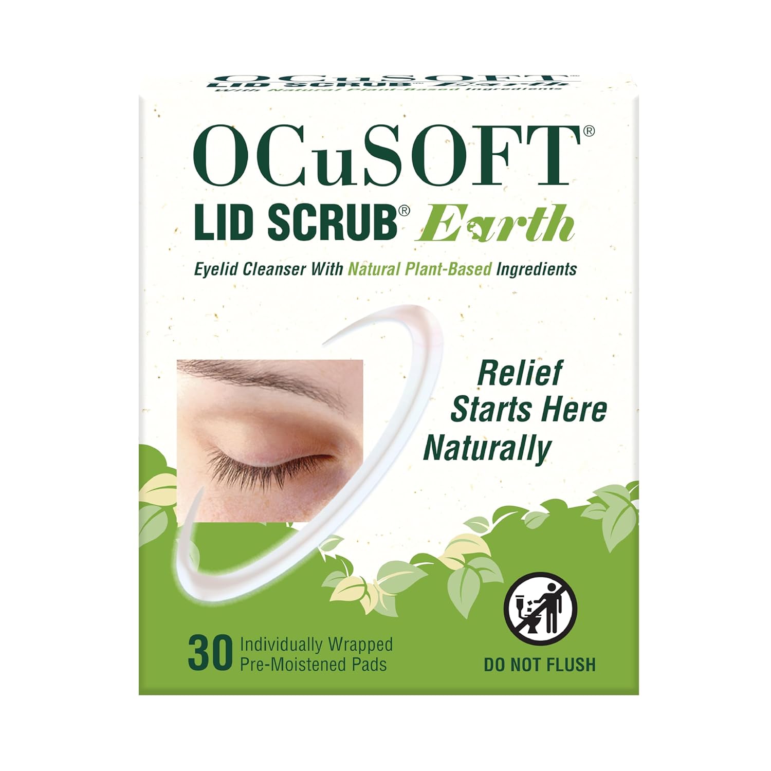 Amazon.com: OCuSOFT Lid Scrub Earth Eyelid Cleanser, Pre-Moistened ...