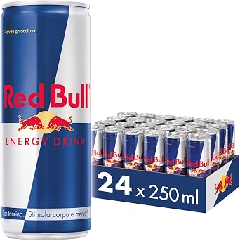 Red Bull Energy Drink, 250 ml, (24 Lattine) : Amazon.it: Alimentari e ...
