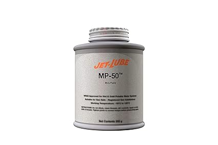 Amazon.com: Jet-Lube MP-50 - Low Friction | Moly Paste | Water ...