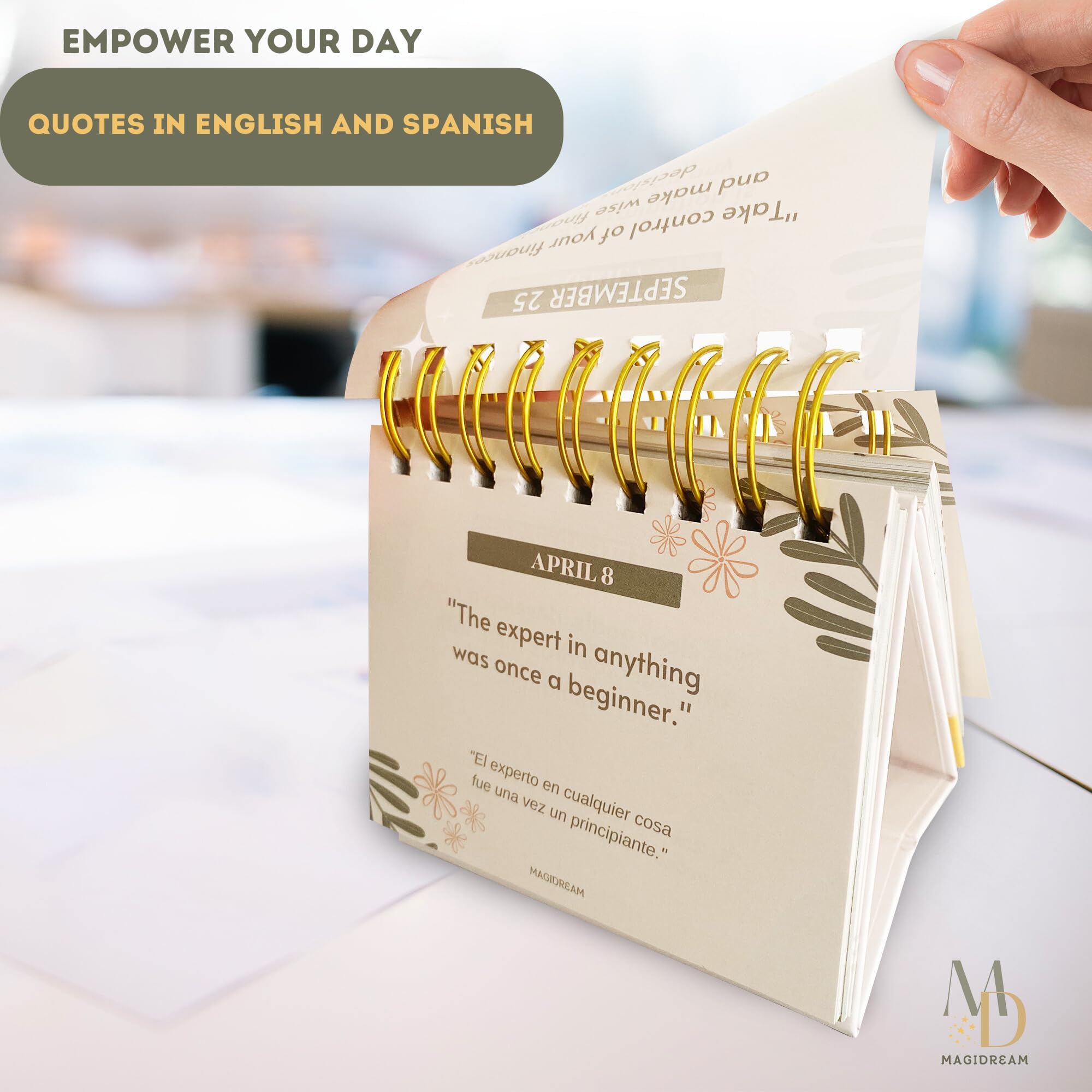 Perpetual Calendar Quotes Motivational Inspirational Daily Calendar
