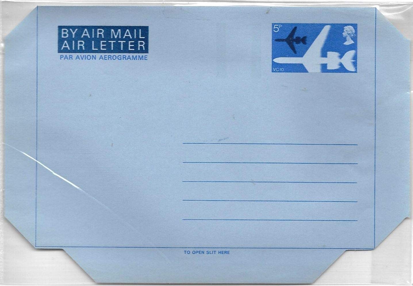 Rare Great Britain / U K / England Airmail Air Letter Aerogramme Unused ...