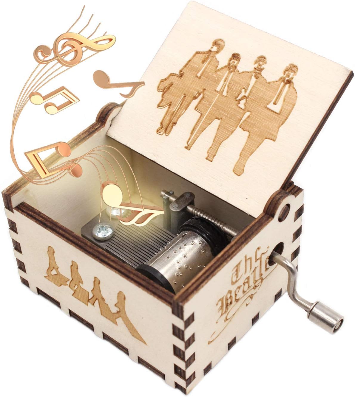 Amazon.com: ukebobo Wooden Music Box Let It Be Music Box – 1 Set : Home ...