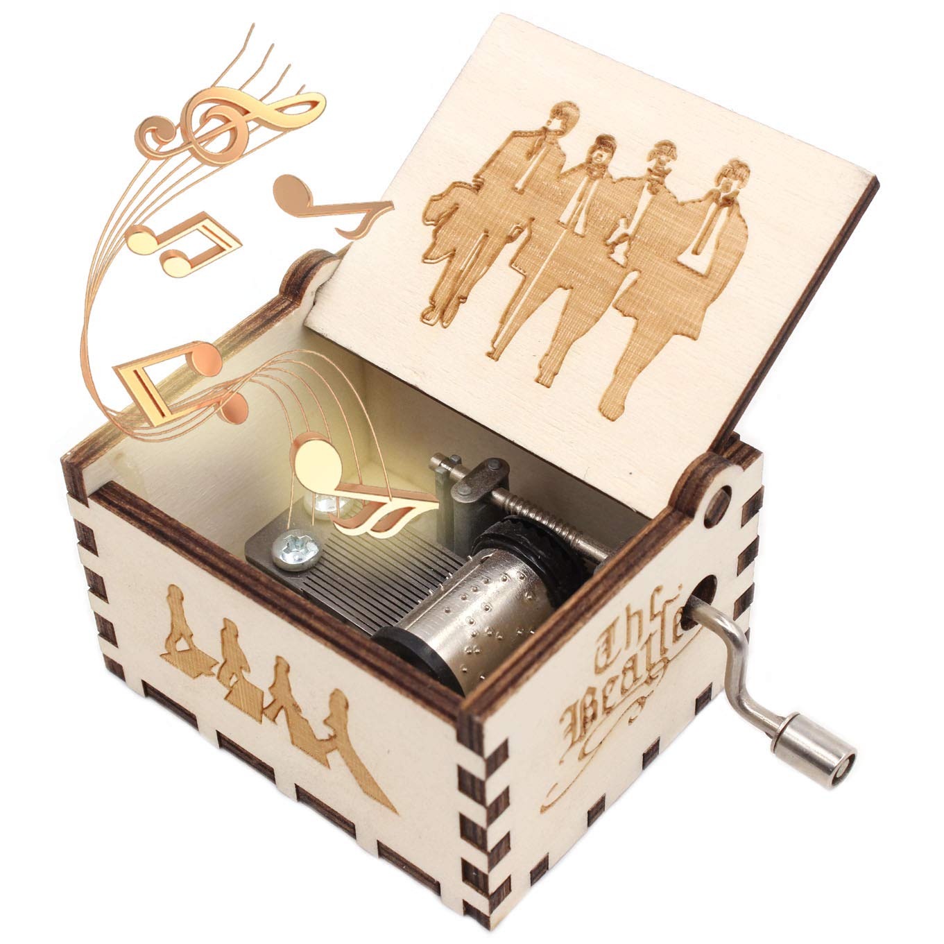 Amazon.com: ukebobo Wooden Music Box Let It Be Music Box – 1 Set : Home ...