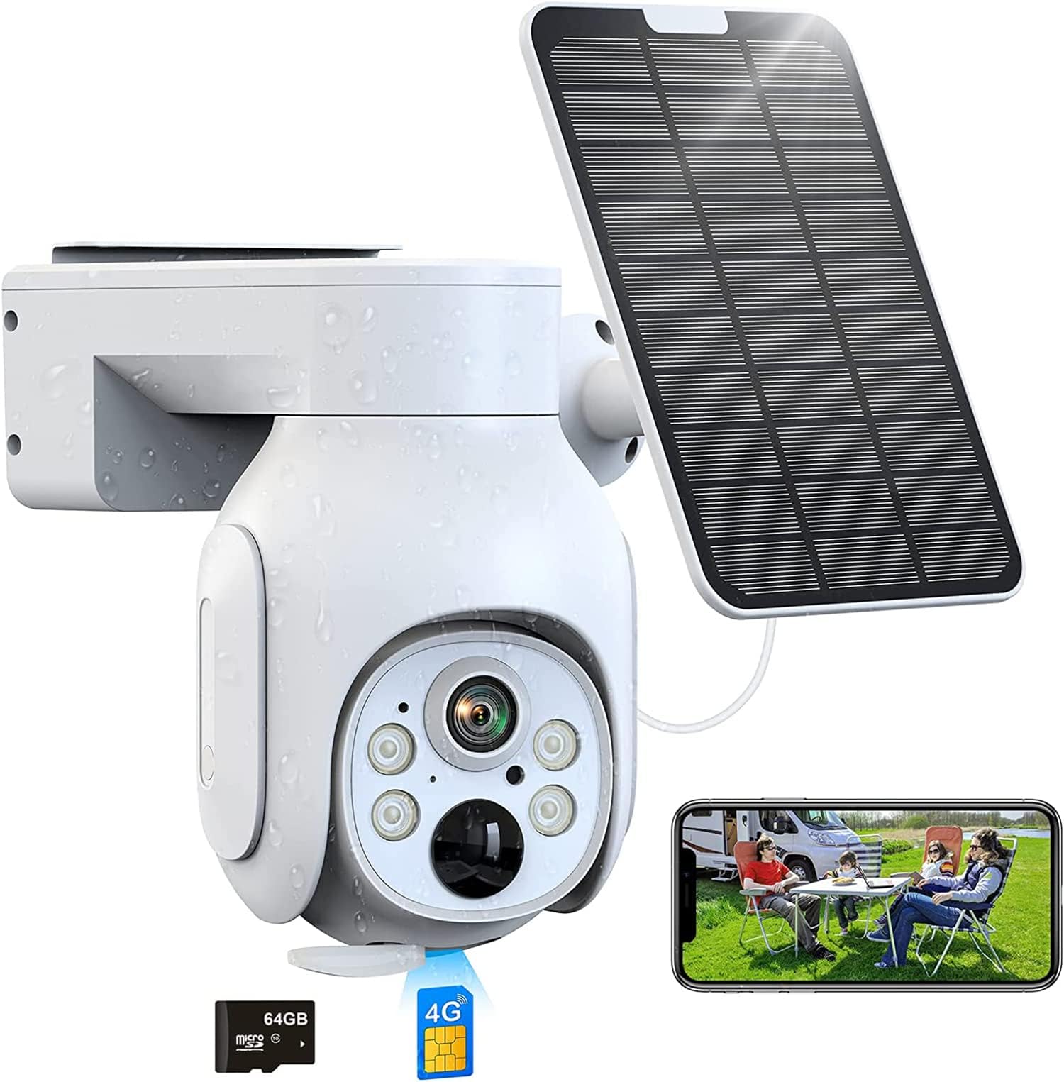 Camera Wireless Camera Di Sicurezza Forrader Con Batteria Solare - IP ...