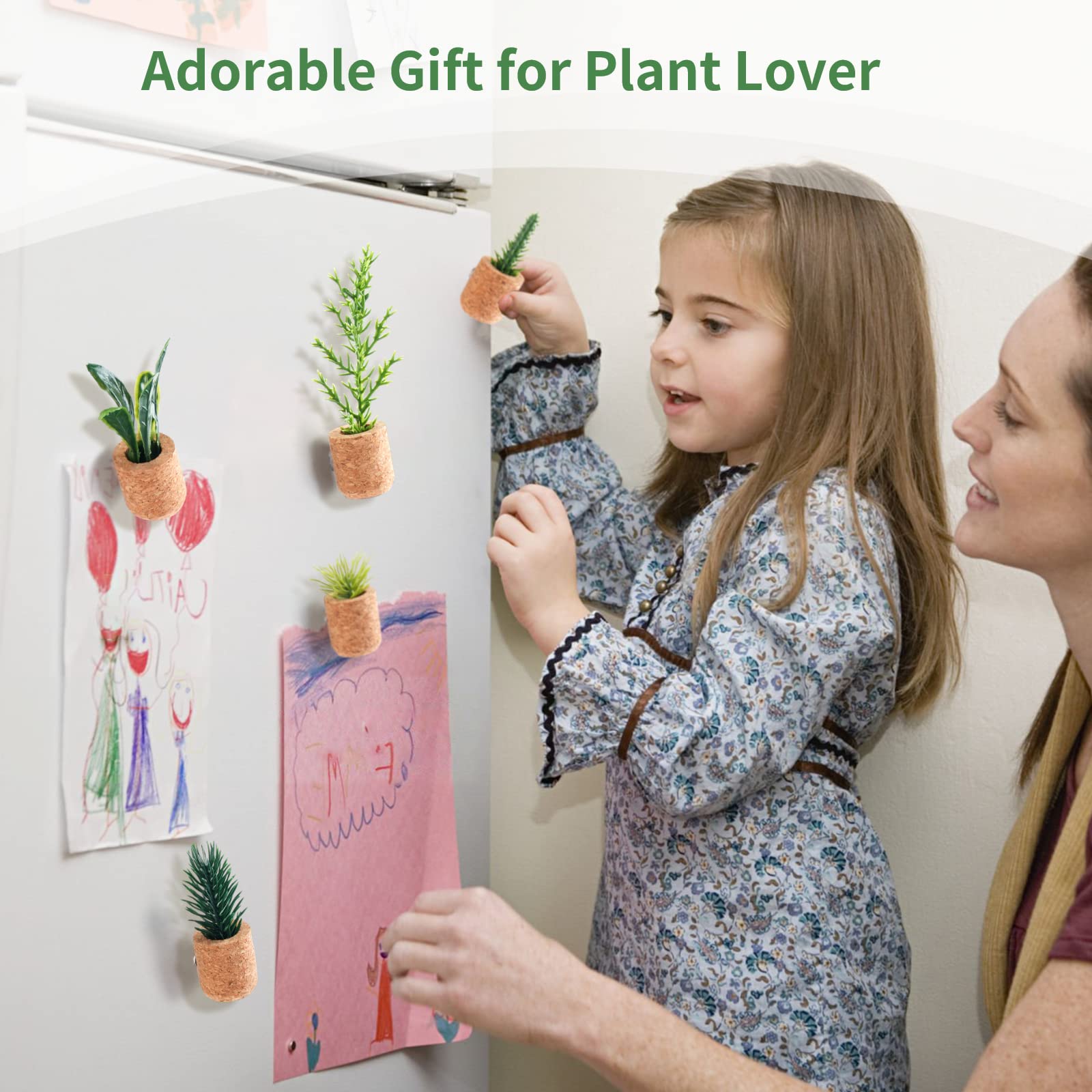 Snapklik.com : Plant Fridge Magnets-Mini Succulent Magnets Artificial ...