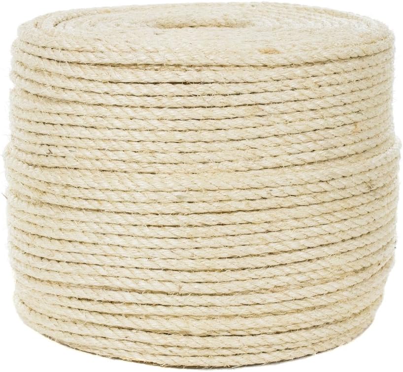 Amazon.com: 3/8-inch Twisted Sisal Rope - 100 Feet - Oil and ...