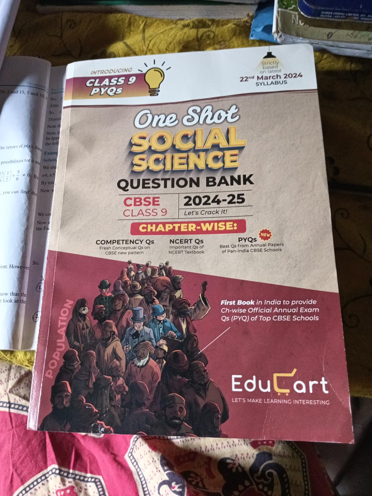 Educart CBSE Class 9 SOCIAL SCIENCE One Shot Question Bank 2024-25 ...