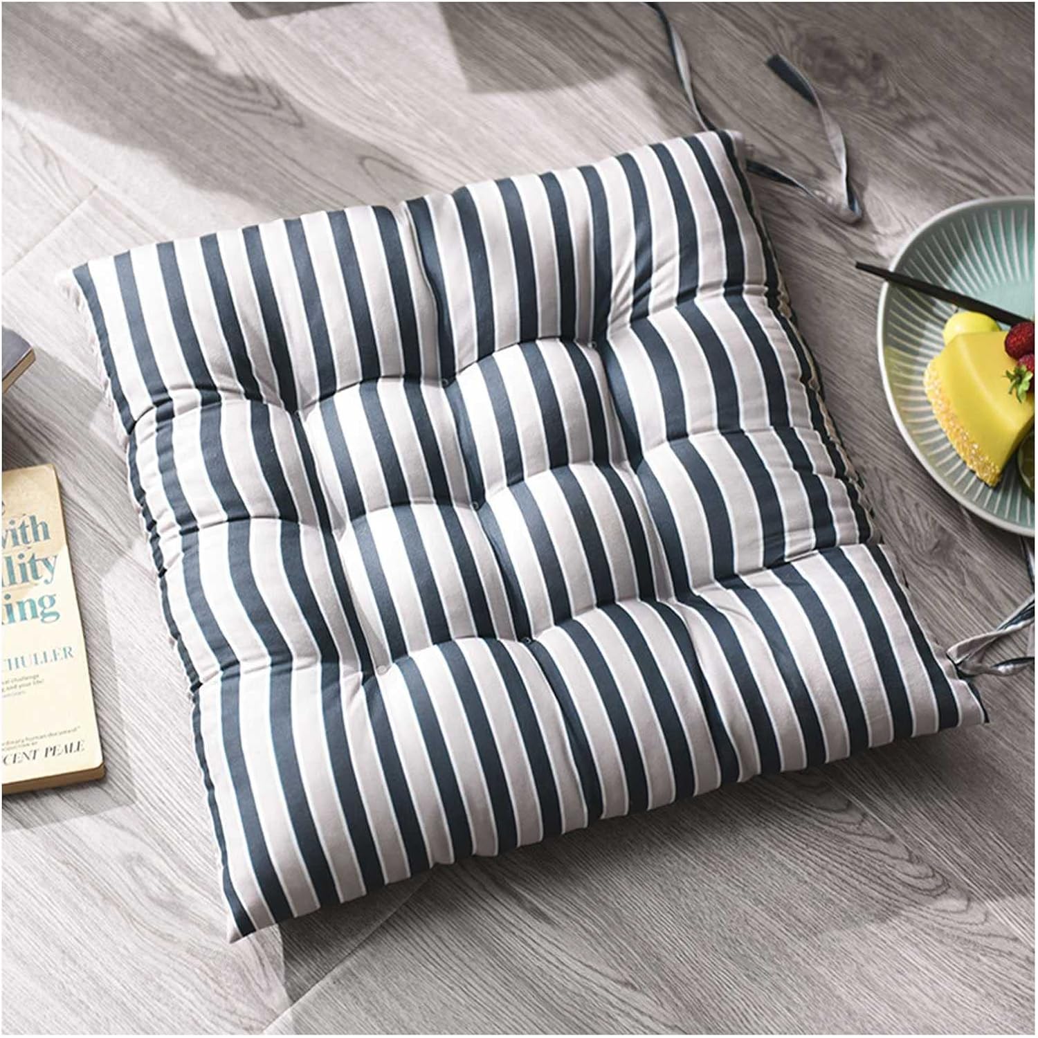 Amazon.com: ERREJ Chair Cushions for Dining Chairs 4 Pack - Non-Slip Dining Kitchen Chair Pads ...