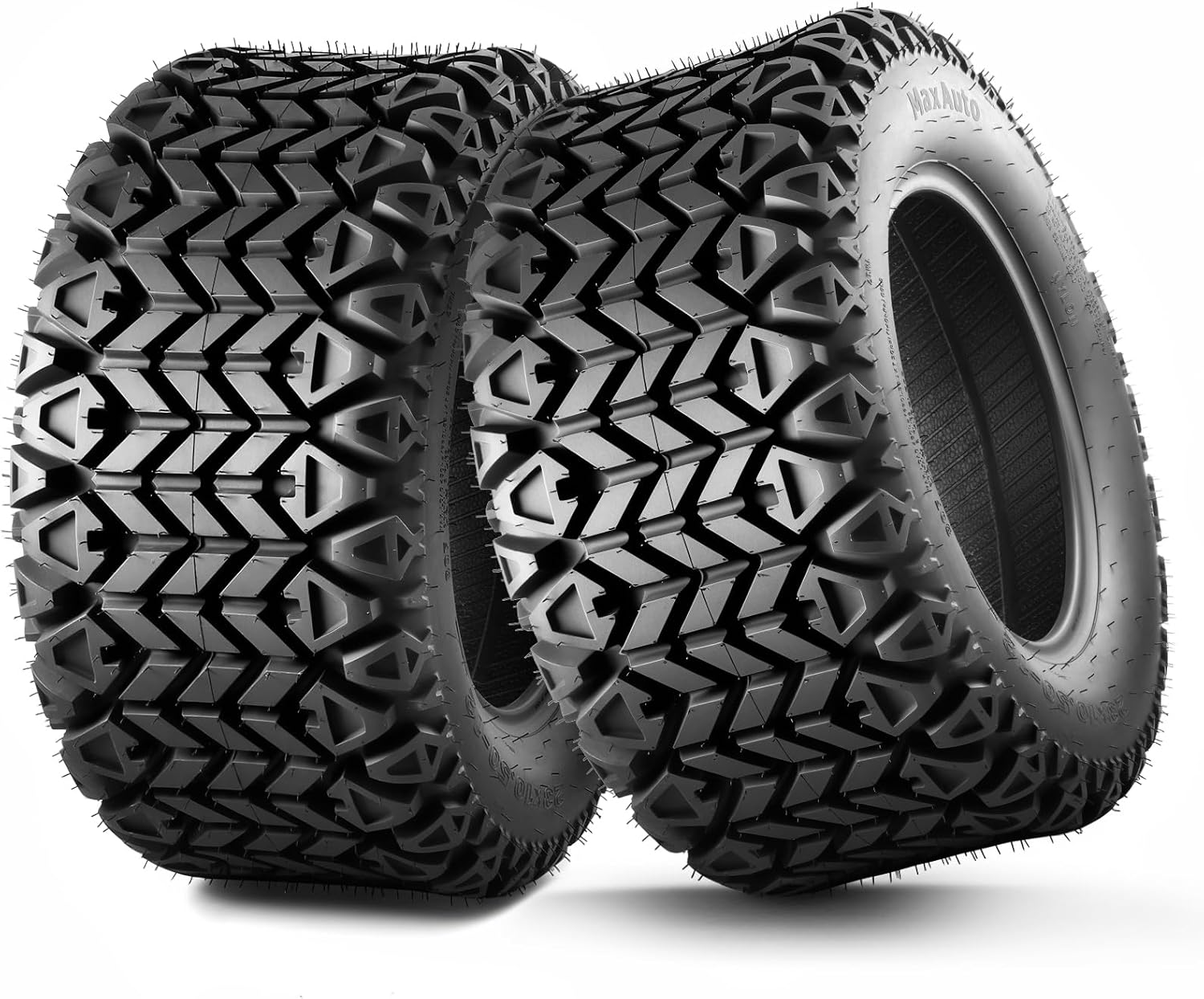 Amazon.com: MaxAuto AT23x10.5-12 ATV/UTV Tires, 23x10.5-12 All Terrain ...