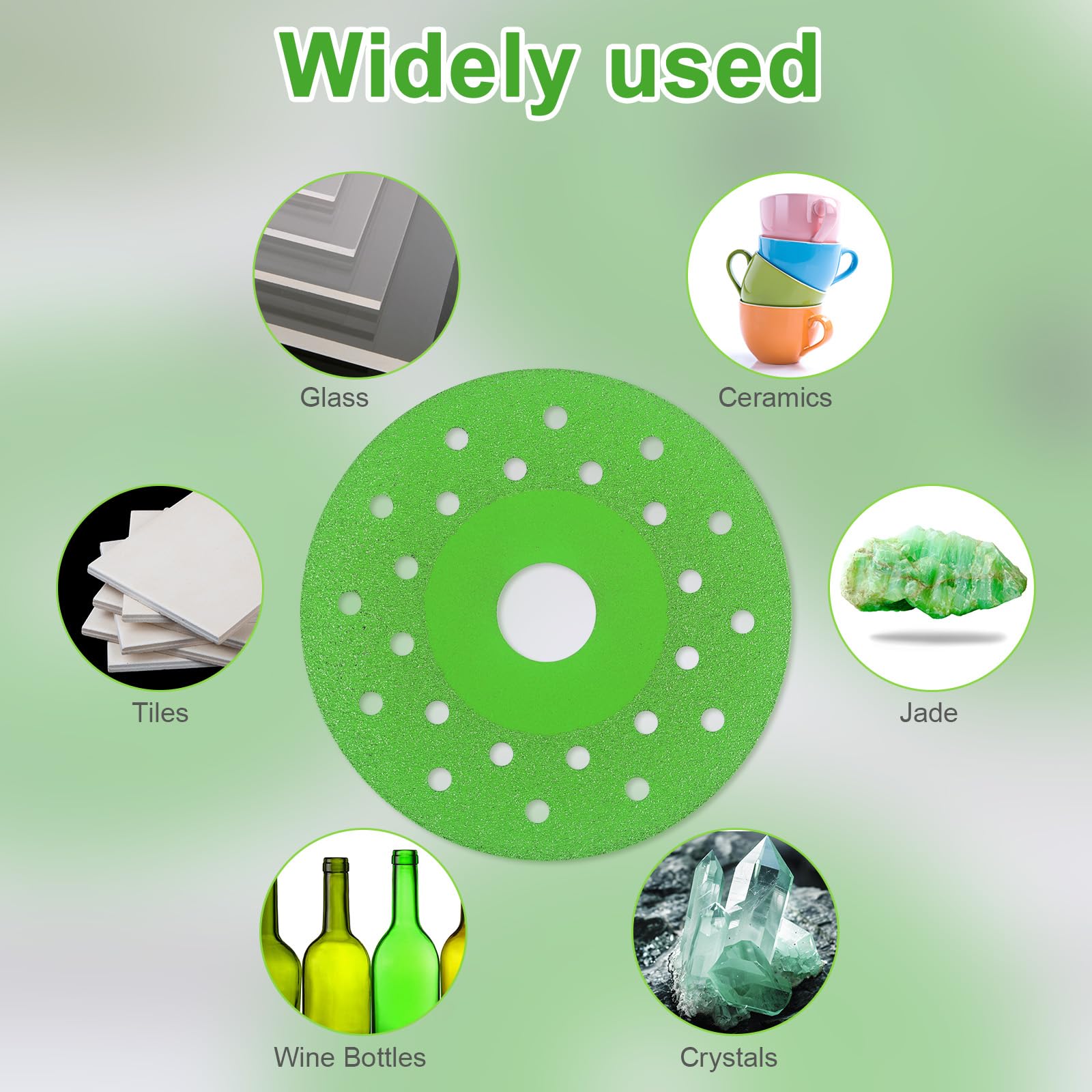 Tile Cutting Disc 4-Inch Diamond Grinding Discs For Angle Grinder - 3 ...