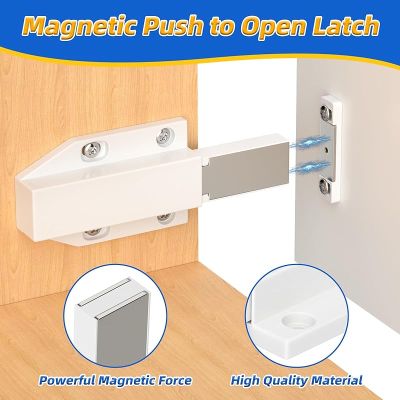 Snapklik.com : Magnetic Push To Open Jiayi Push Release Magnet Cabinet ...
