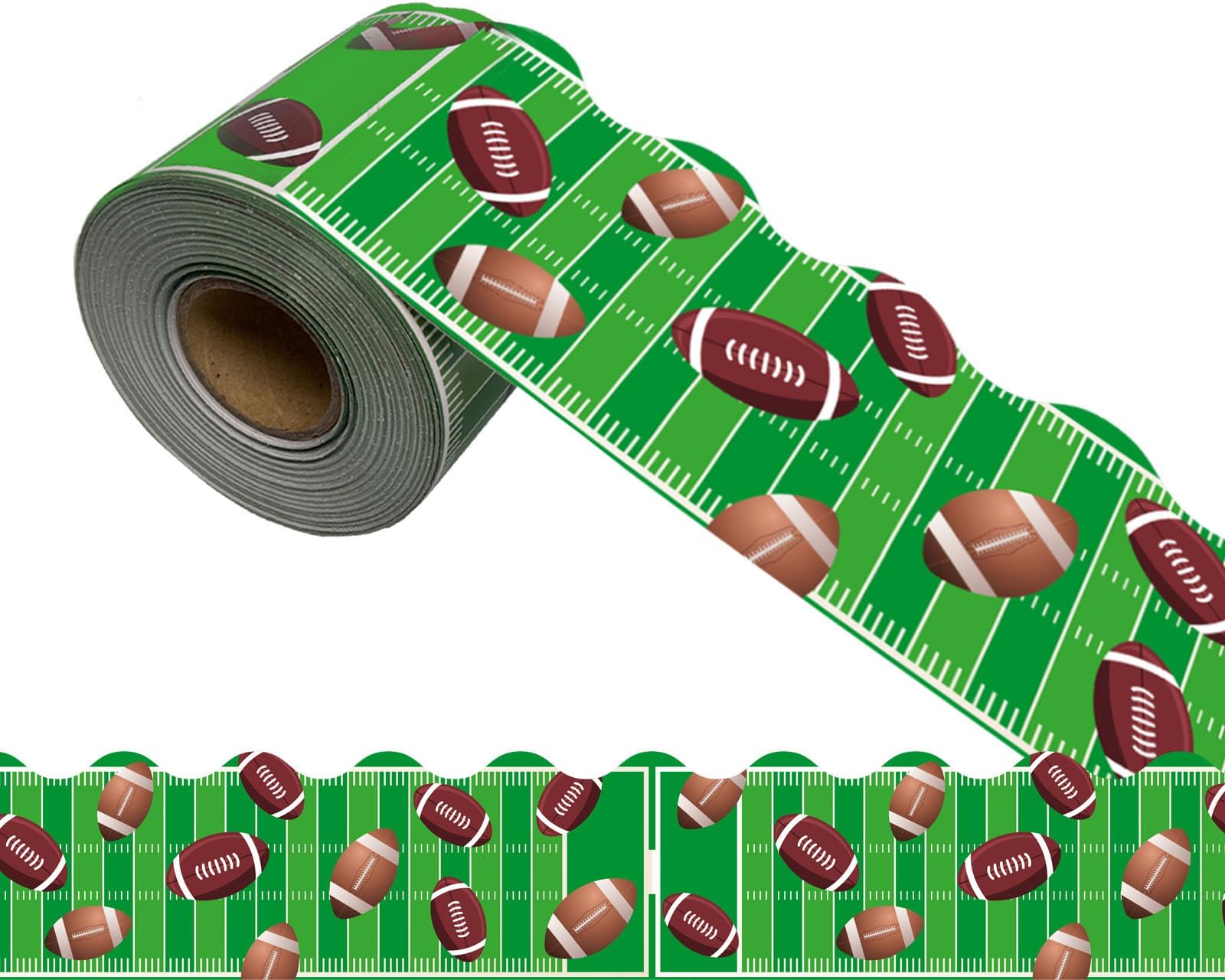 Amazon.com: 67 Feet Football Bulletin Board Borders Football Border ...