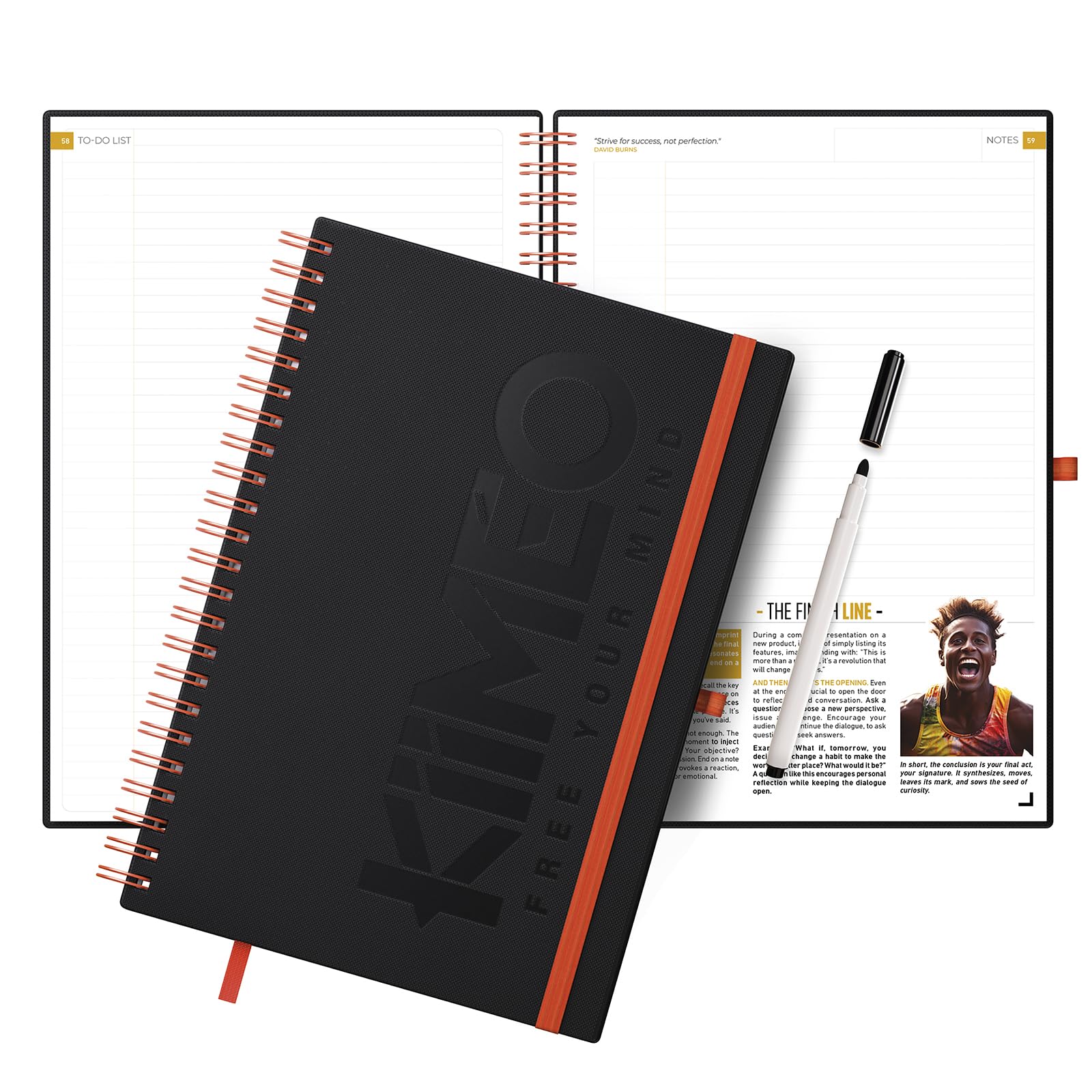 Amazon.com : KIIMEO Business Notebook for Work - The First Professional ...