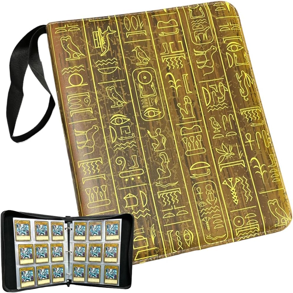 Amazon.com: Insideck Ancient Egypt 900 Pockets Trading Card Binder with ...