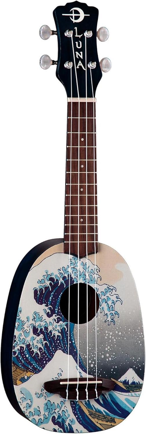 Amazon.com: Dean Guitars Luna Uke Grt Wave Sopr Wbag : Musical Instruments