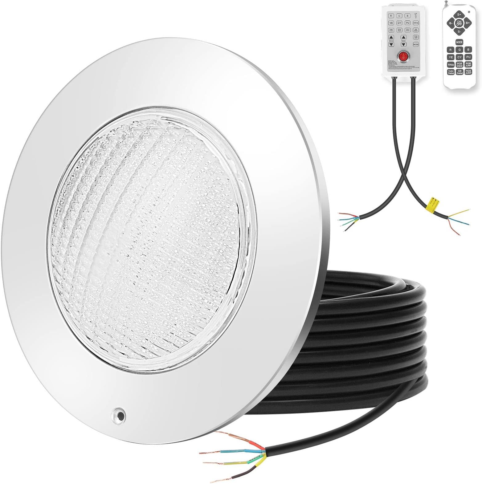 Amazon.com : Mopzlink LED Pool Light for Inground Pool Waterproof, 54W ...