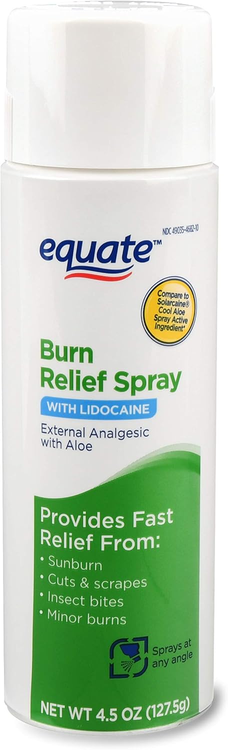 Brandclub - Equate Burn Relief Spray, 4.5 oz