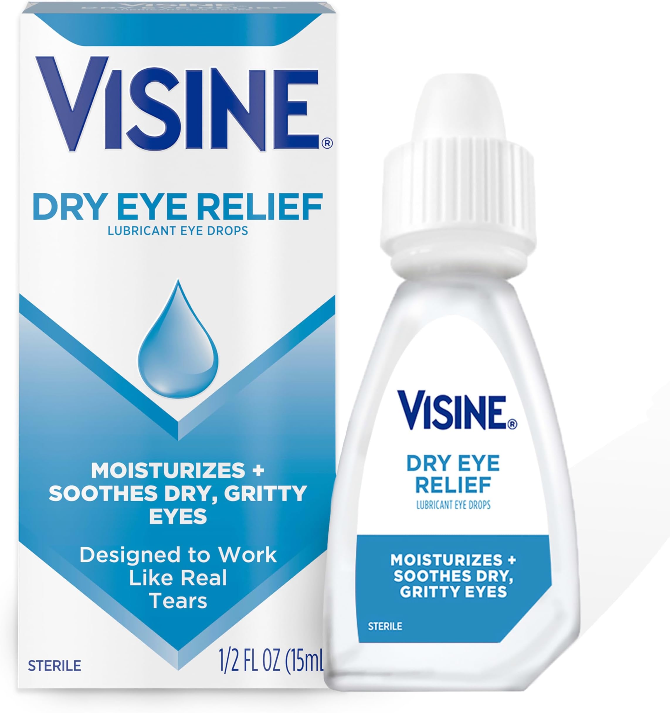 Amazon.com: Good Sense Eye Drops Artificial Tears, Blue, 0.5 Fl Oz ...