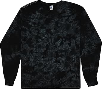 Colortone Crystal Wash Tie Dye Long Sleeve T-Shirt for Men and Women ...
