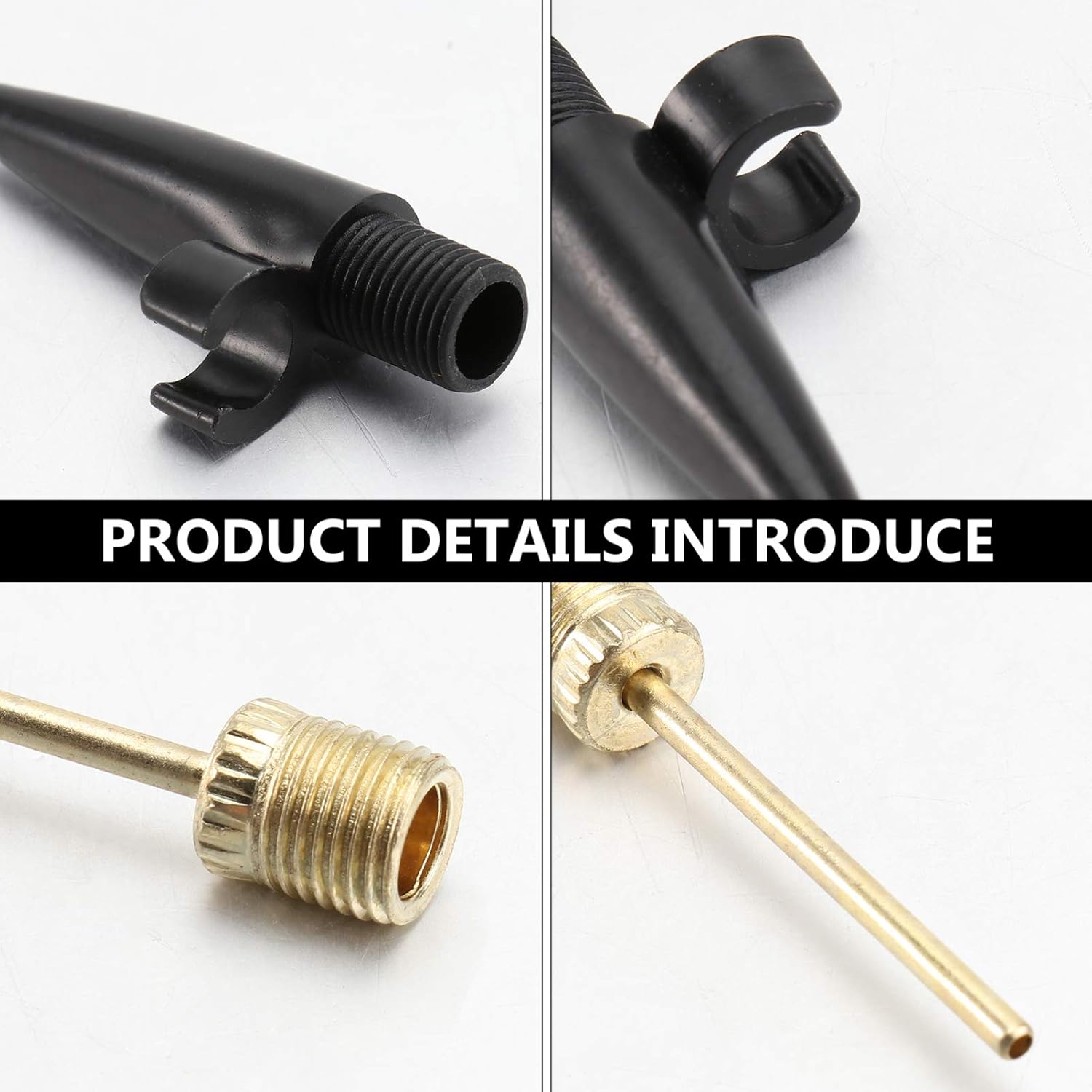 WINOMO 3pcs Pump Inflation Needle Bike Inflation Adapter Kit for ...