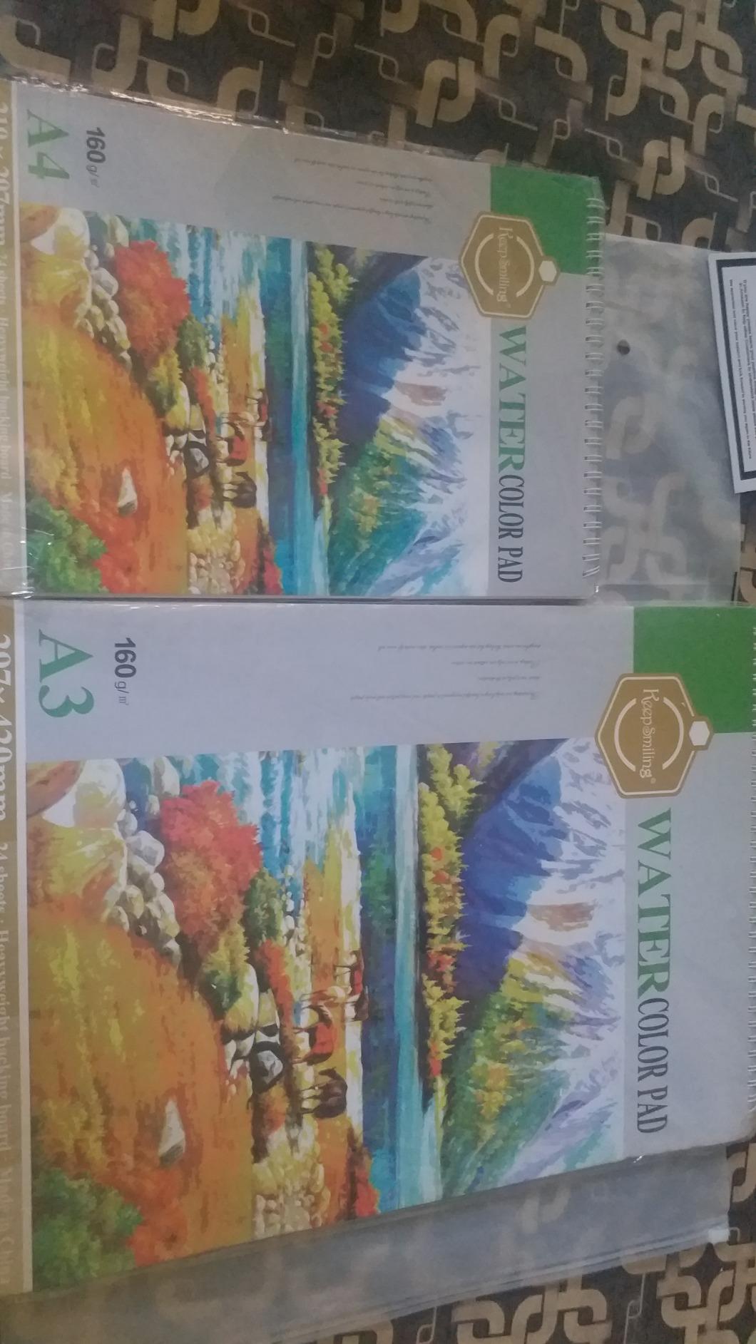 Kurtzy A3 & A4 Watercolor Pad Drawing Sketching for Artist, Kids ...