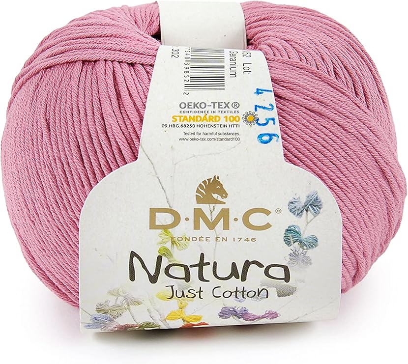 DMC - Fil Natura - Pelote de fil à tricoter et à crocheter | 100% coton - Idéal pour déco et ...