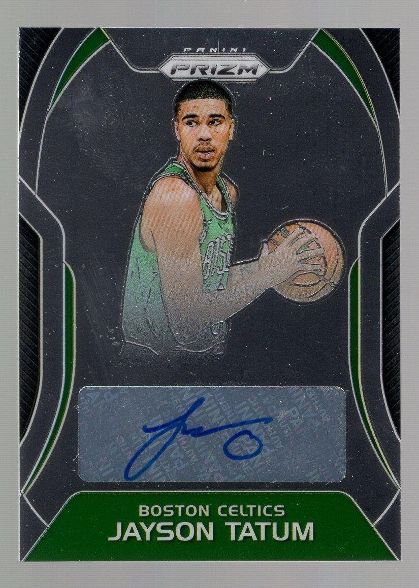 2017/18 Panini Prizm Jayson Tatum Rookie Auto Sensational Signatures ...