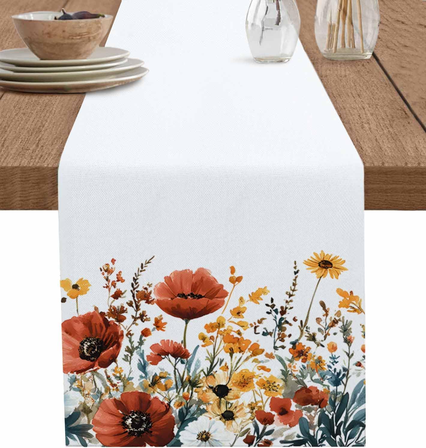 Amazon.com: Table Runner Dresser Scarves-70 Inches Long, Summer Country ...