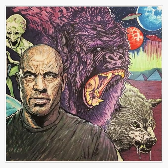 Amazon.com - Joe Rogan Art Sticker Bumper Sticker Vinyl Decal 5"