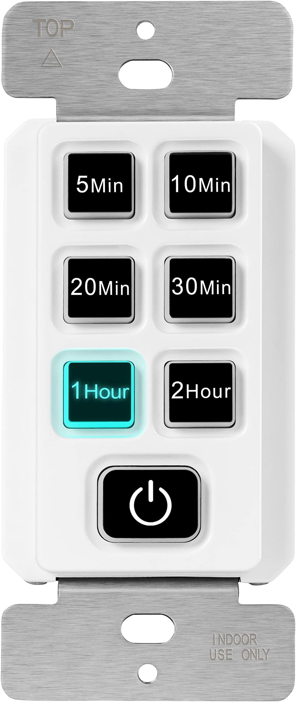 Countdown Timer Switch, Etoolcity Bathroom Fan Timer, 1-5-10-15-20-30 ...