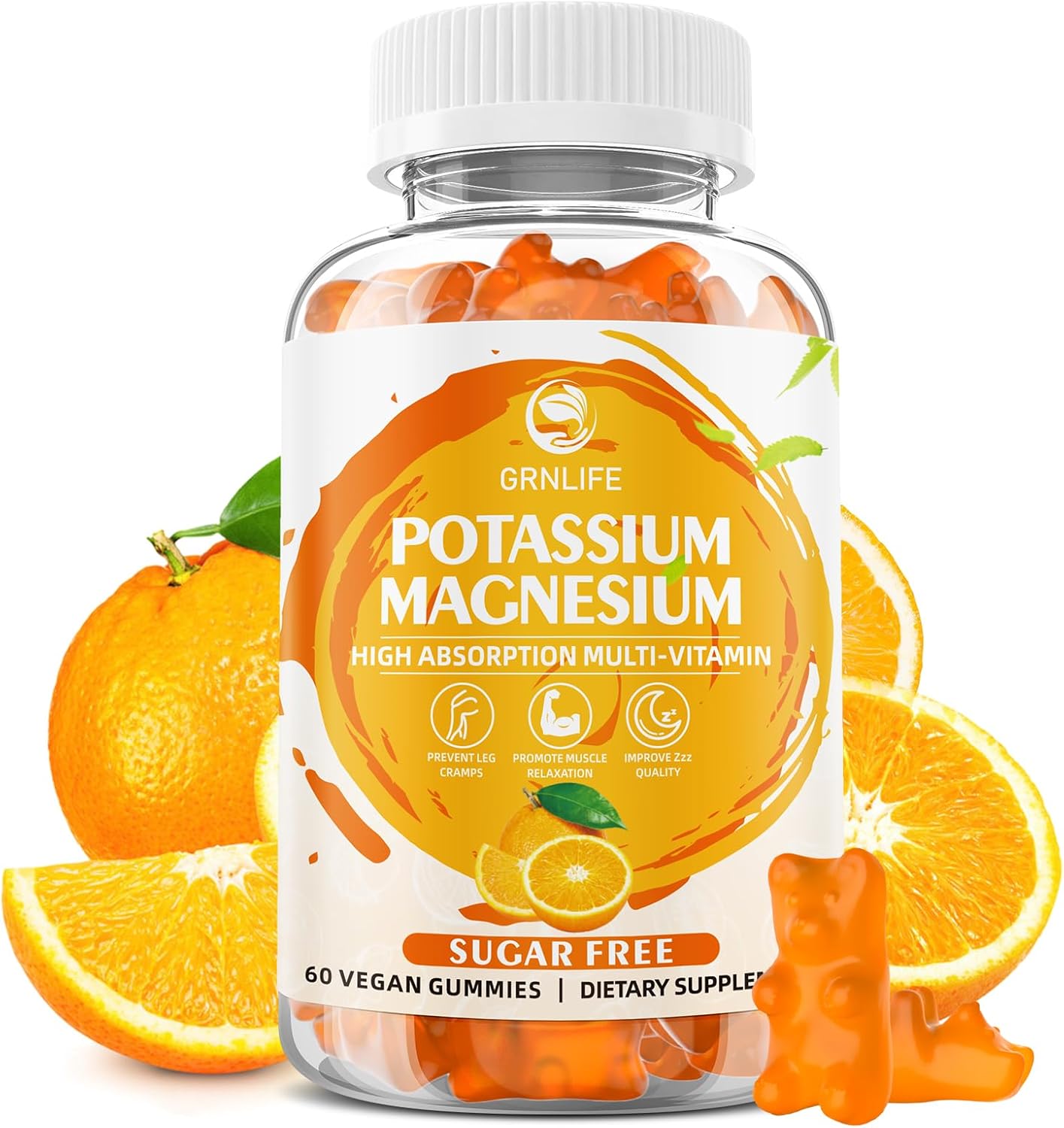 Amazon.com: Potassium Gummies, High Absorption Potassium Citrate ...