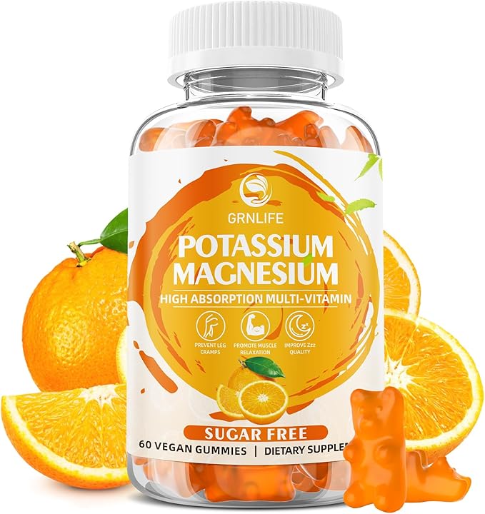 Amazon.com: Potassium Gummies, High Absorption Potassium Citrate ...