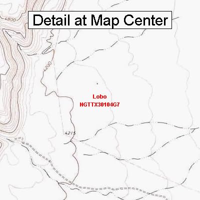 Amazon.com : USGS Topographic Quadrangle Map - Lobo, Texas (Folded ...