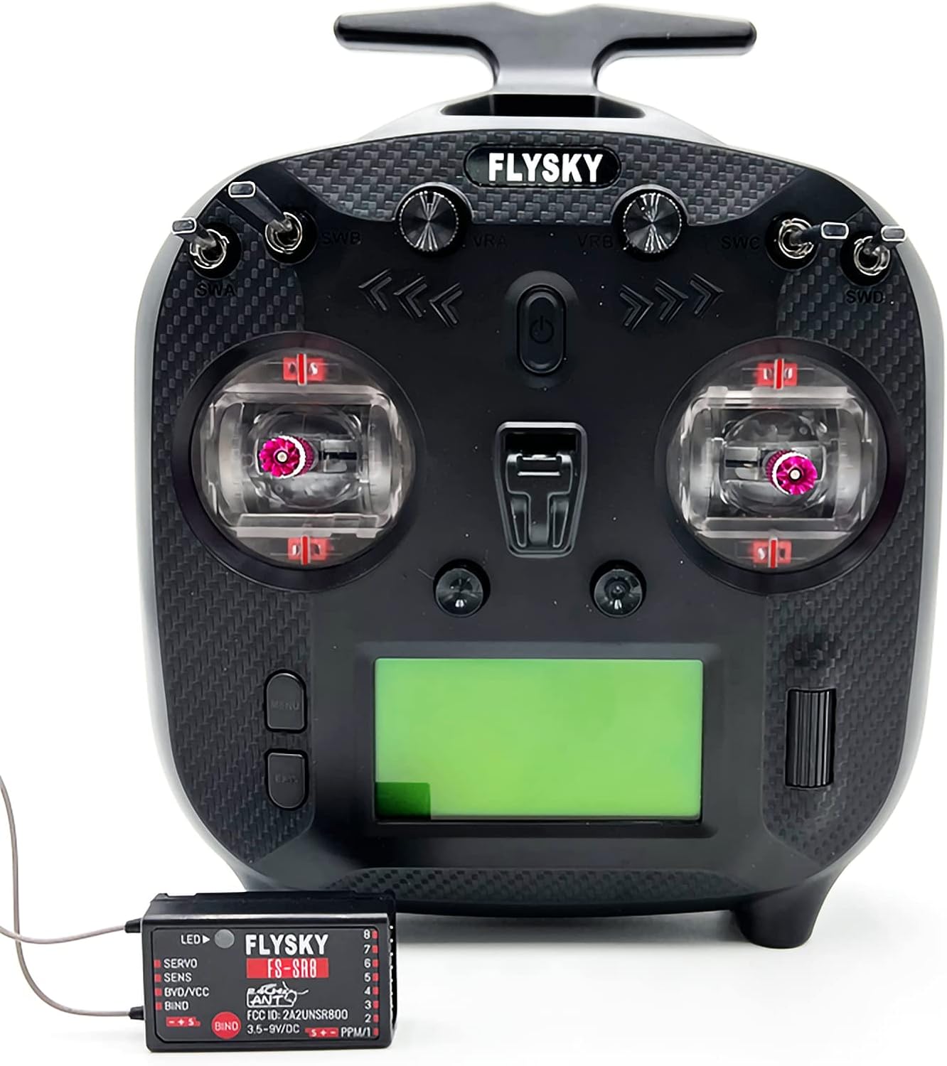 Amazon.com: Xiangtat Flysky FS-ST8 2.4GHz 8-10CH 3.0 Radio RC ...