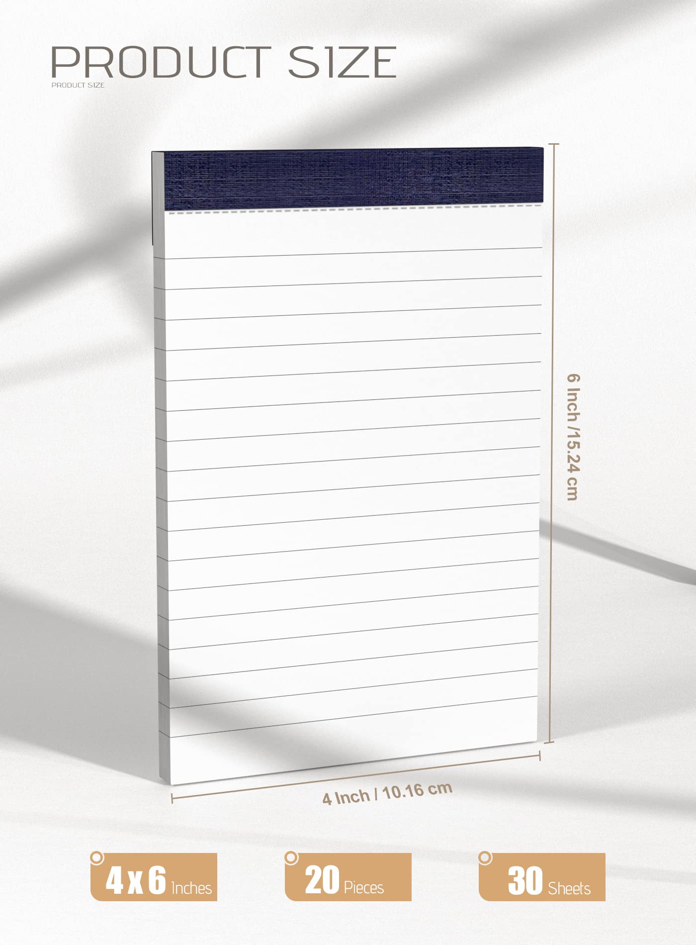 Snapklik.com : Note Pads 4x6 In Lined Writing Notepad For Office ...