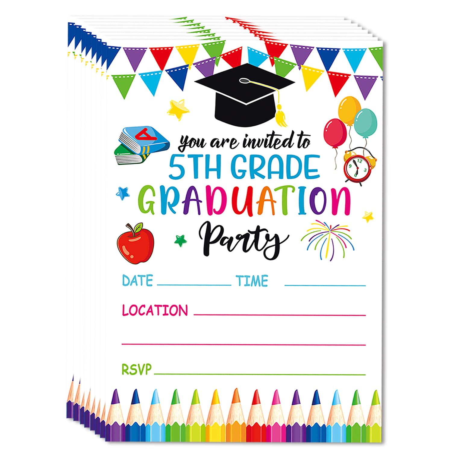 Invitaciones De Graduacion De Quinto Grado