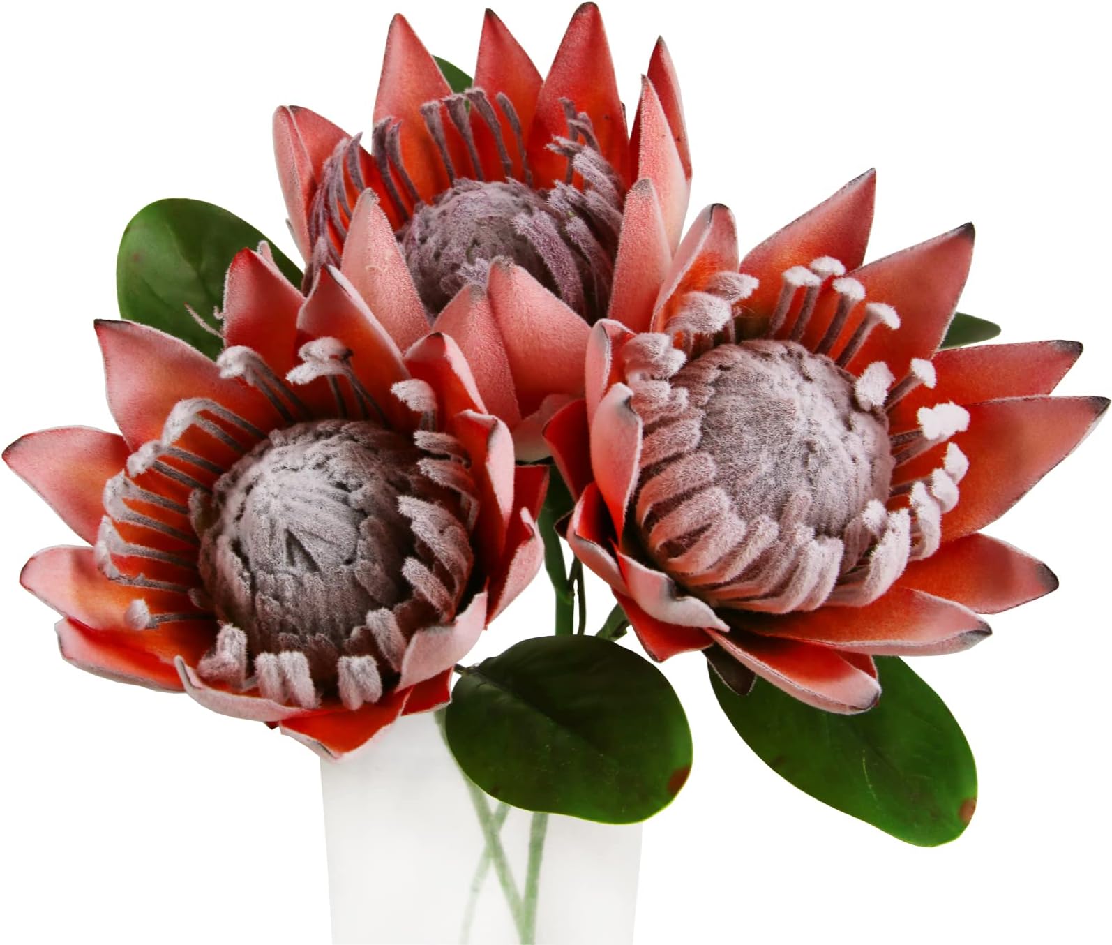 Amazon.com: SPRIF Artificial Flowers Fake Silk Protea Cynaroides ...
