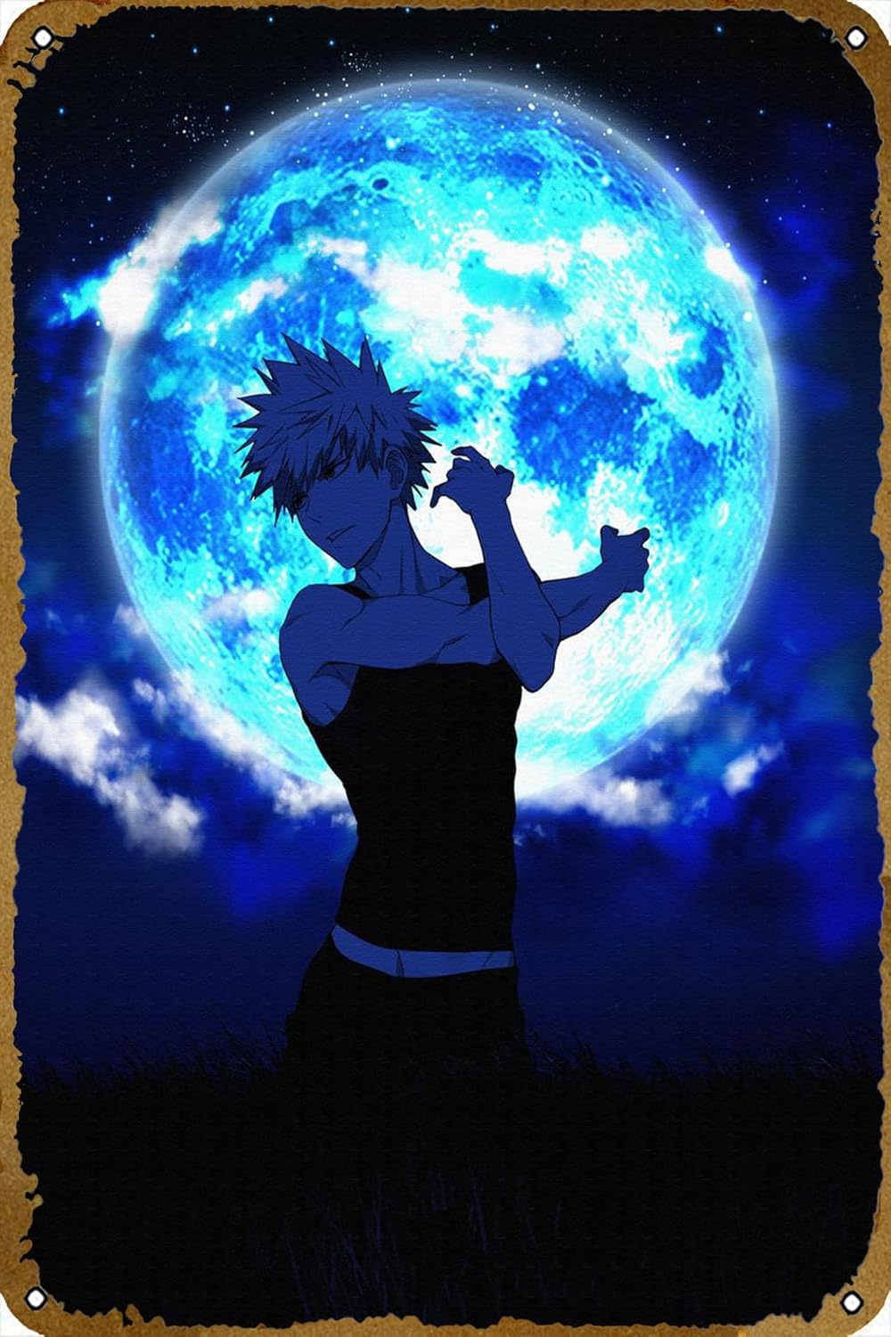 Amazon.com : Bakugou Katsuki Comics Poster Retro Metal Tin Sign Wall ...