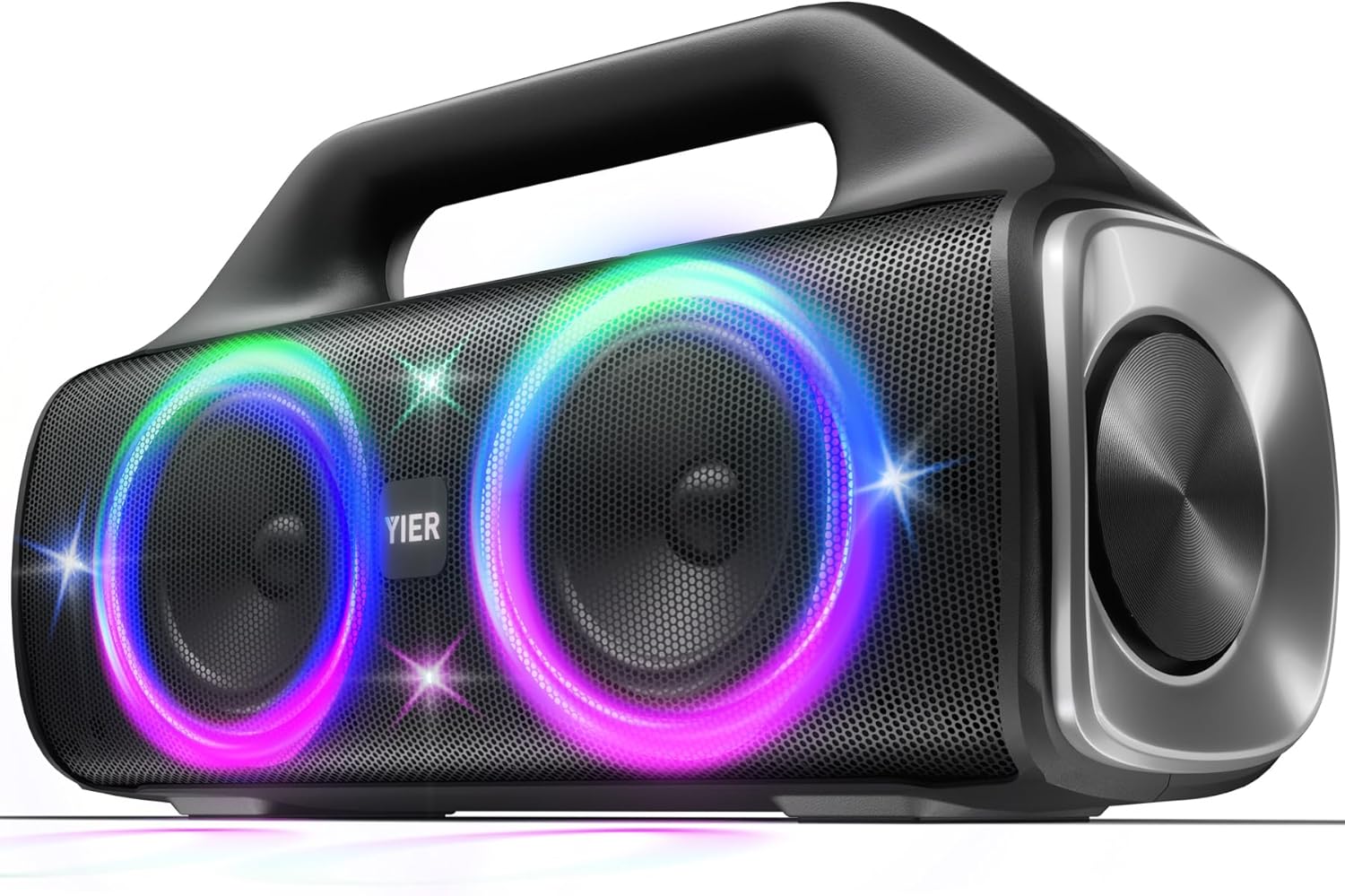 Amazon.com: YIER Speakers, 80w (Peak) Portable Wireless Speaker with ...