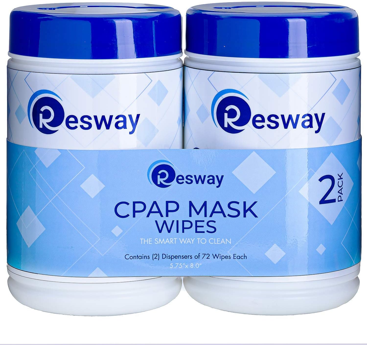 Amazon.com: Resway Respiratory Machine Mask Cleaning Wipes - Unscented ...