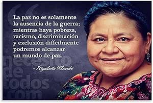 Amazon.com: Rigoberta Menchú Motivational Quote Poster 3 Canvas ...
